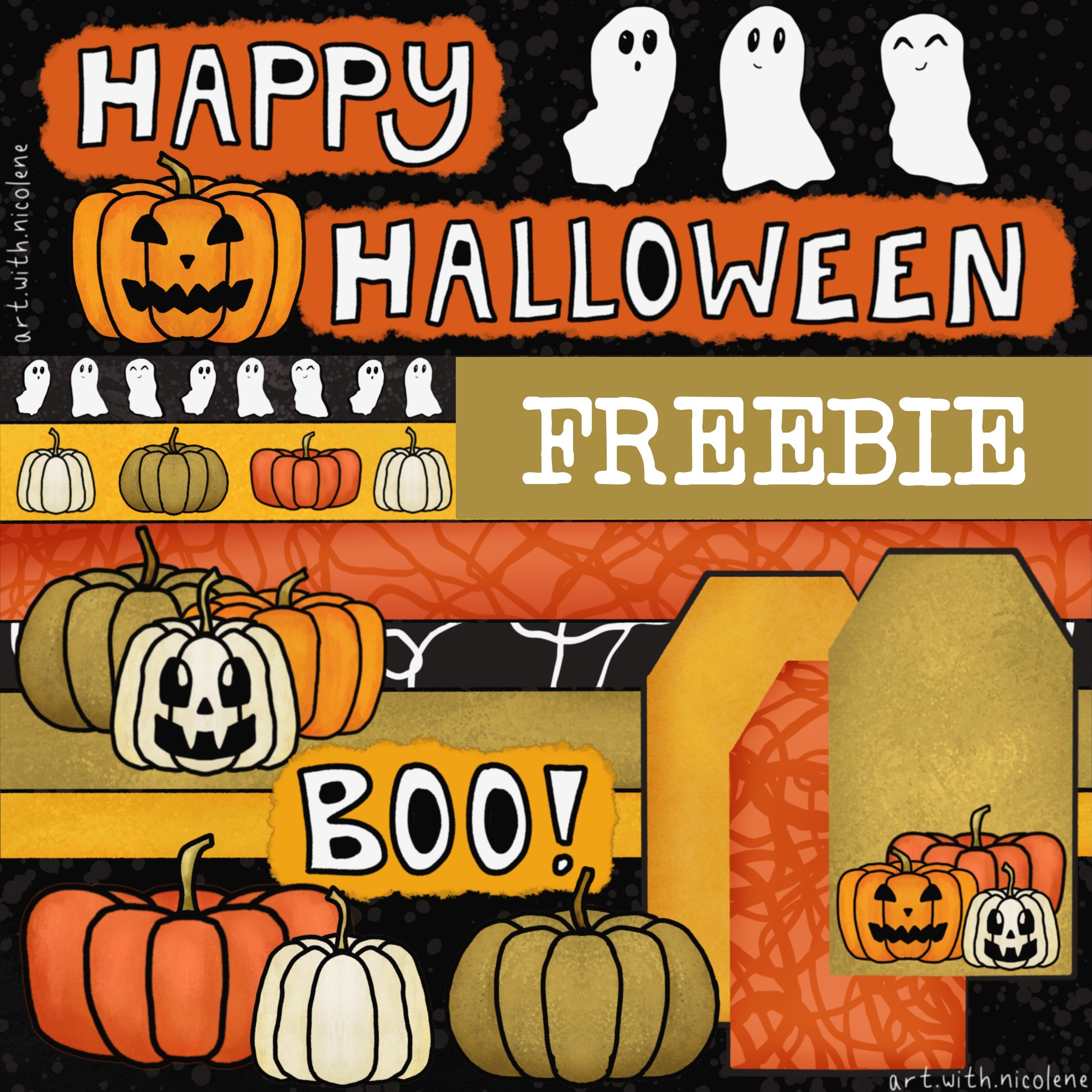 Happy Halloween FREEBIE - Make in Wonder
