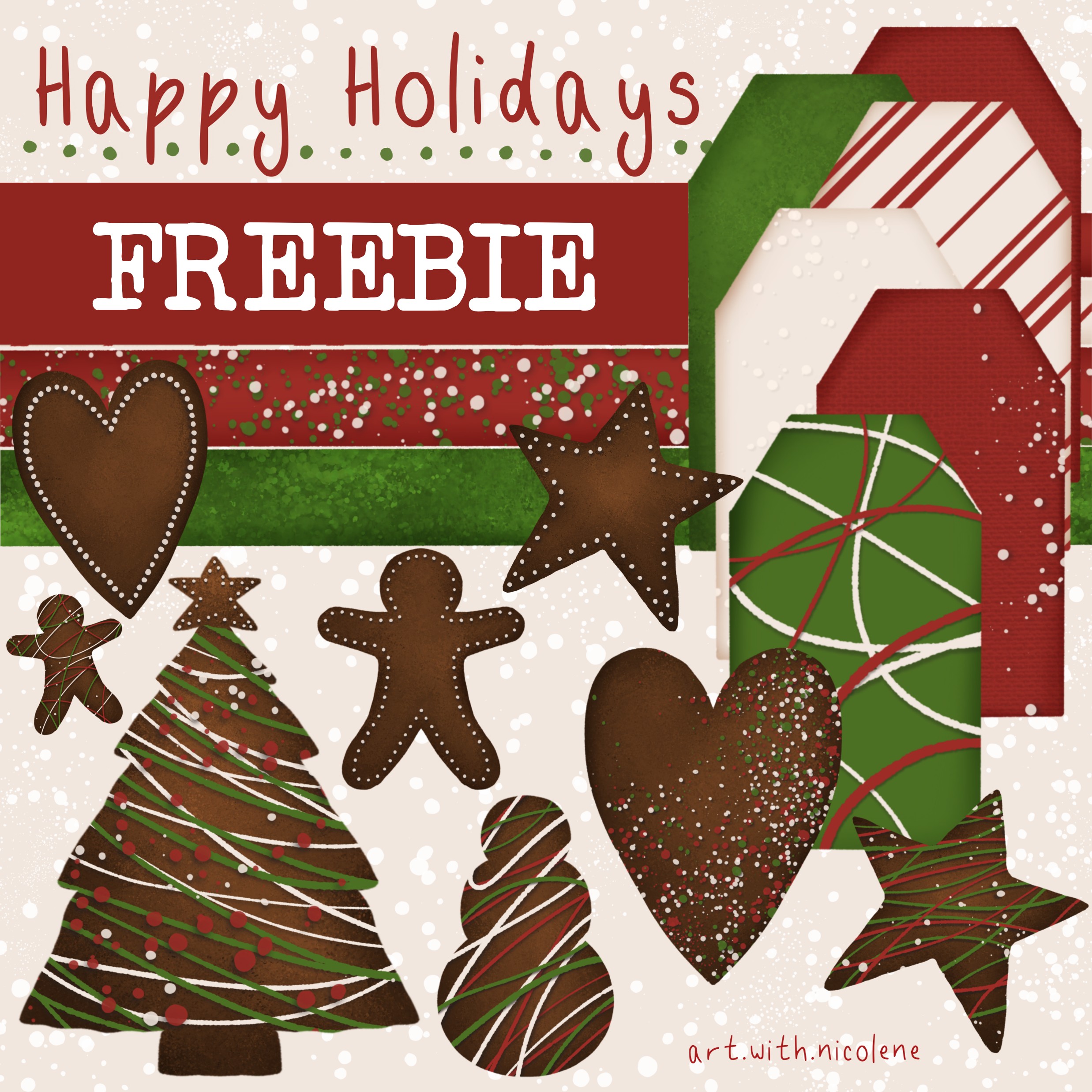 Happy Holidays FREEBIE - Make in Wonder