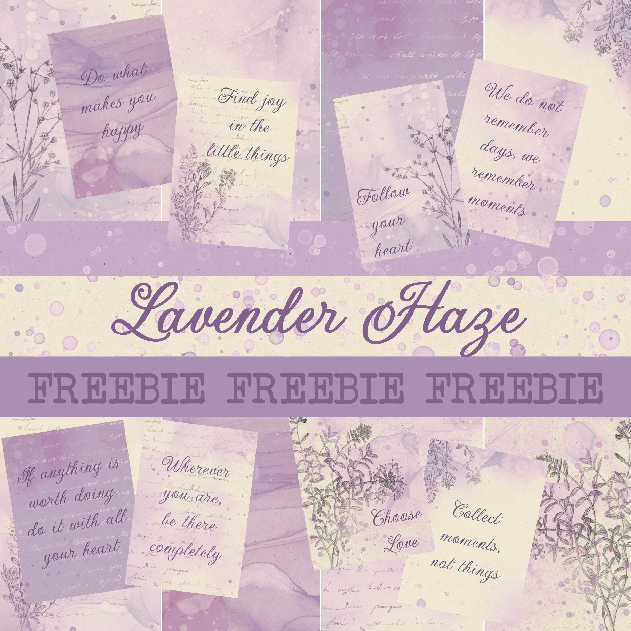 Lavender Haze FREEBIE - Make in Wonder